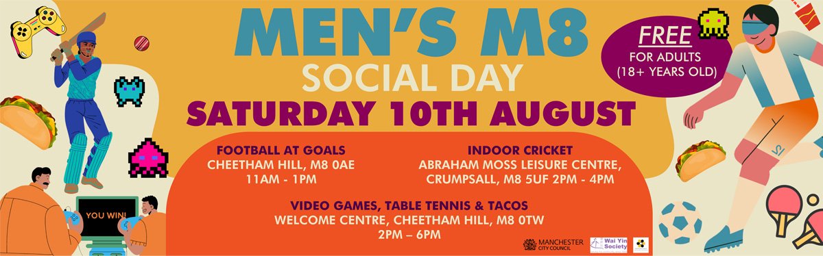 Men’s M8 Social Day | North Manchester Community Partnership