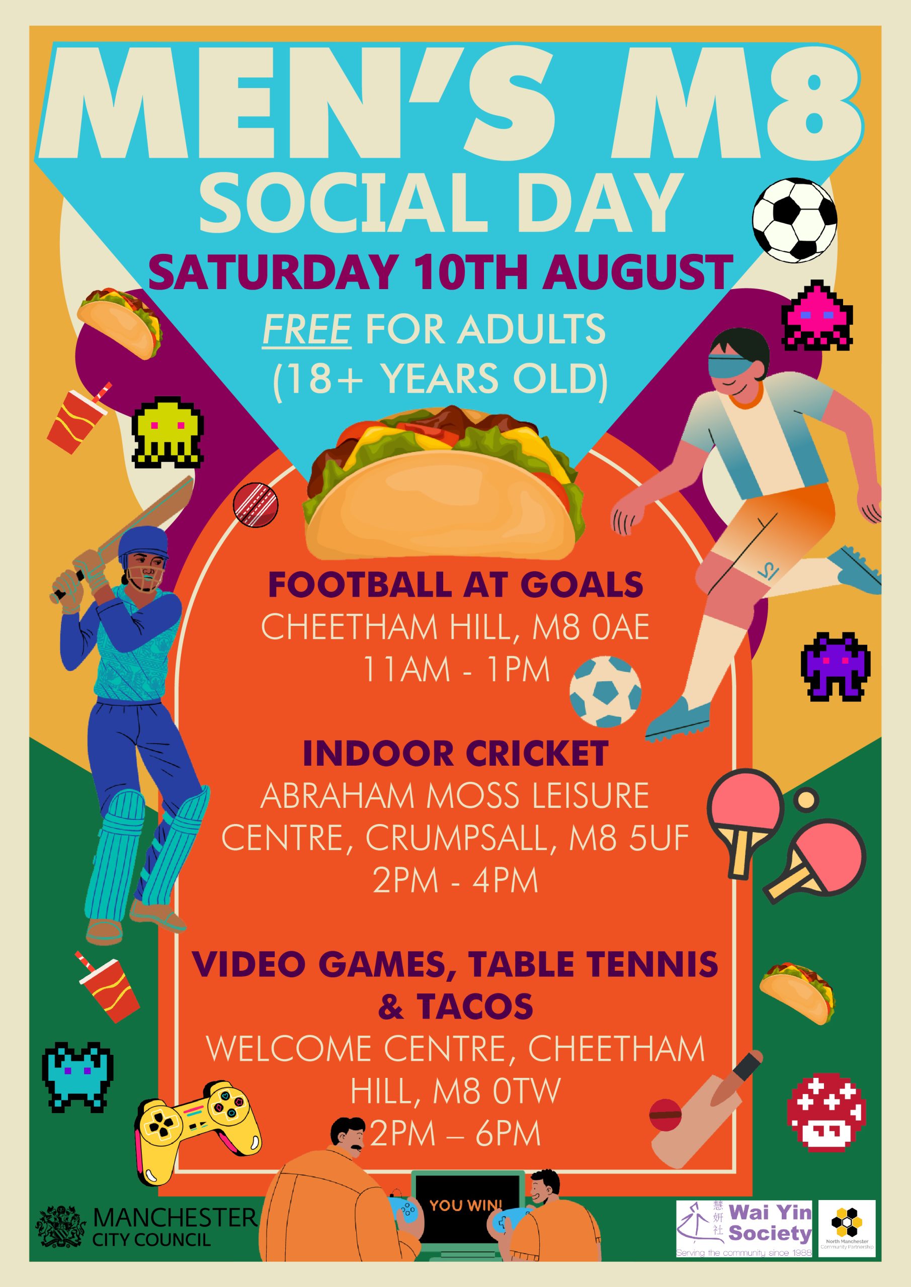 Men’s M8 Social Day | North Manchester Community Partnership