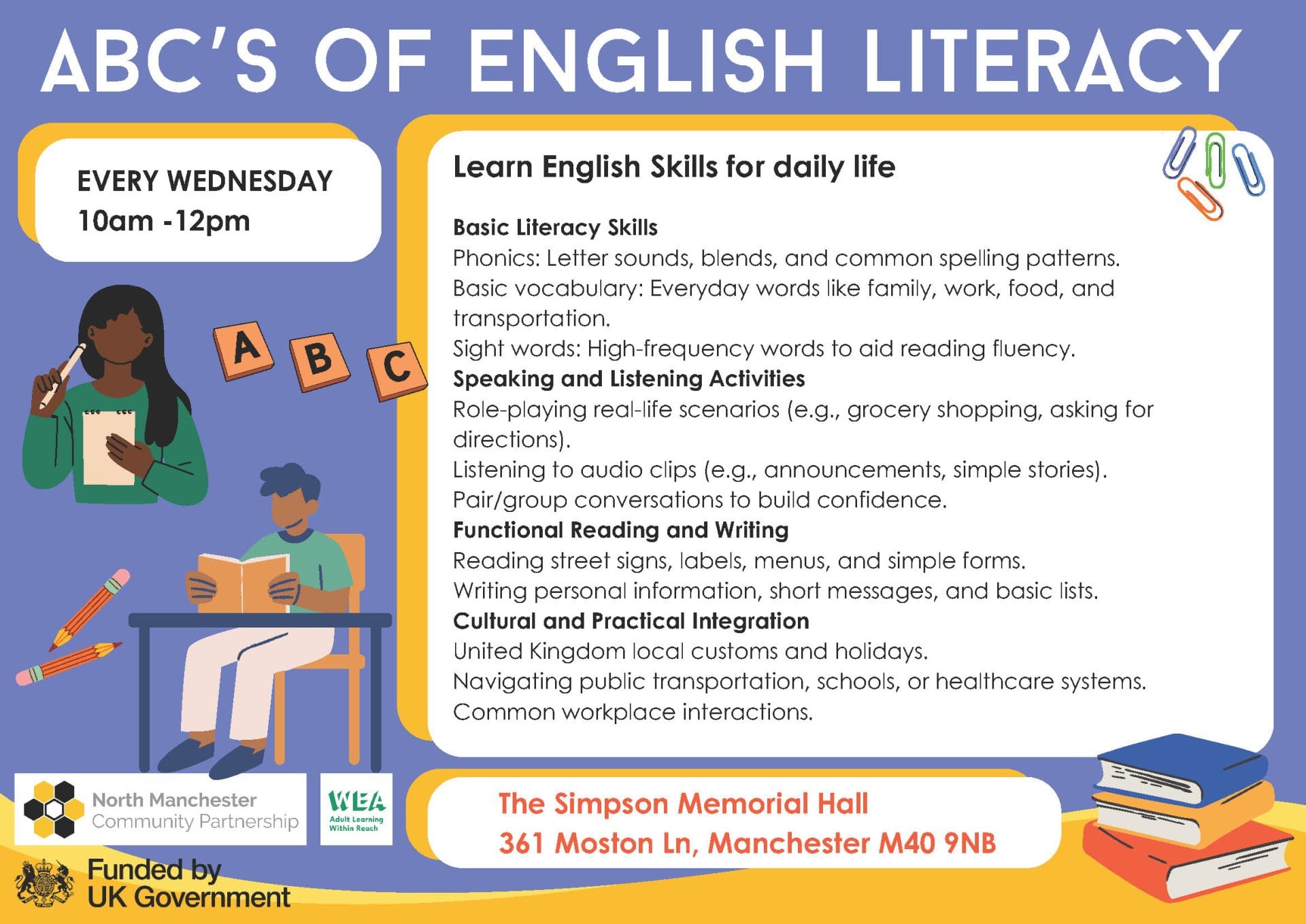 Learn English for Daily Life: ABC's of English Literacy | North ...